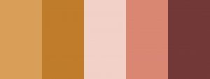 Boho color palettes with hex codes - Aesthetic Color Palette