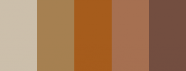 Boho color palettes with hex codes - Aesthetic Color Palette