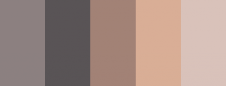 Boho color palettes with hex codes - Aesthetic Color Palette