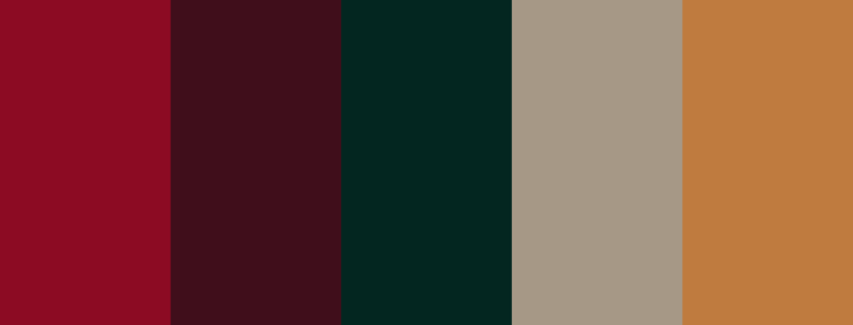 Boho color palette - Aesthetic Color Palette