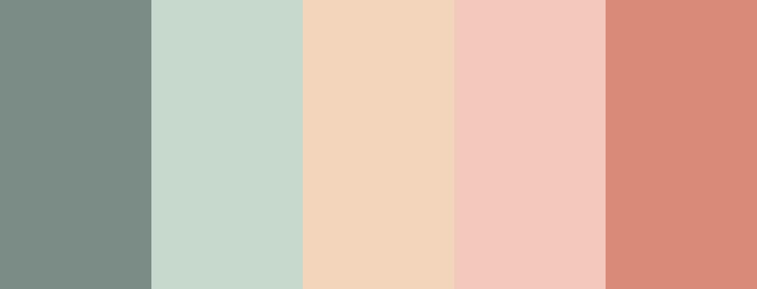 Boho color palette - Aesthetic Color Palette