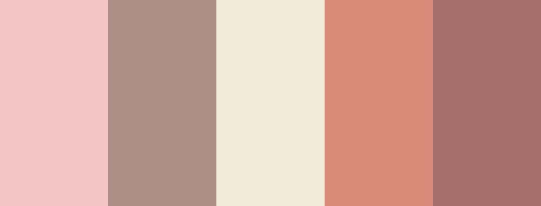 Boho color palette - Aesthetic Color Palette