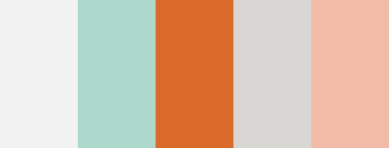 70s color palette - Aesthetic Color Palette