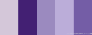 light purple color palette - Aesthetic Color Palette