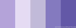 light purple color palette - Aesthetic Color Palette