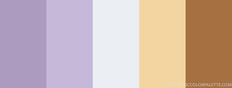 light purple color palette - Aesthetic Color Palette