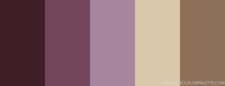mauve color palette - Aesthetic Color Palette