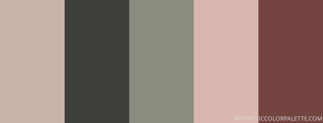 mauve color palette - Aesthetic Color Palette