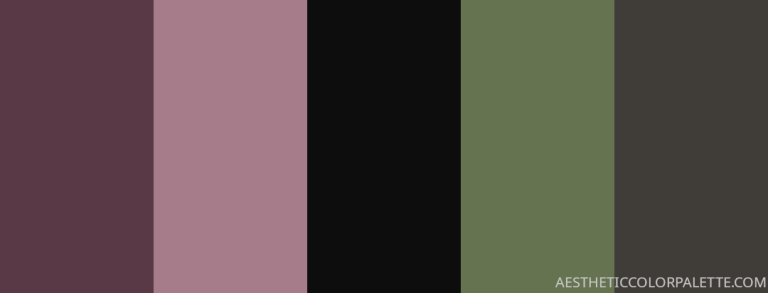 mauve color palette - Aesthetic Color Palette