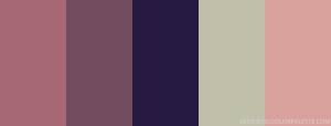 mauve color palette - Aesthetic Color Palette