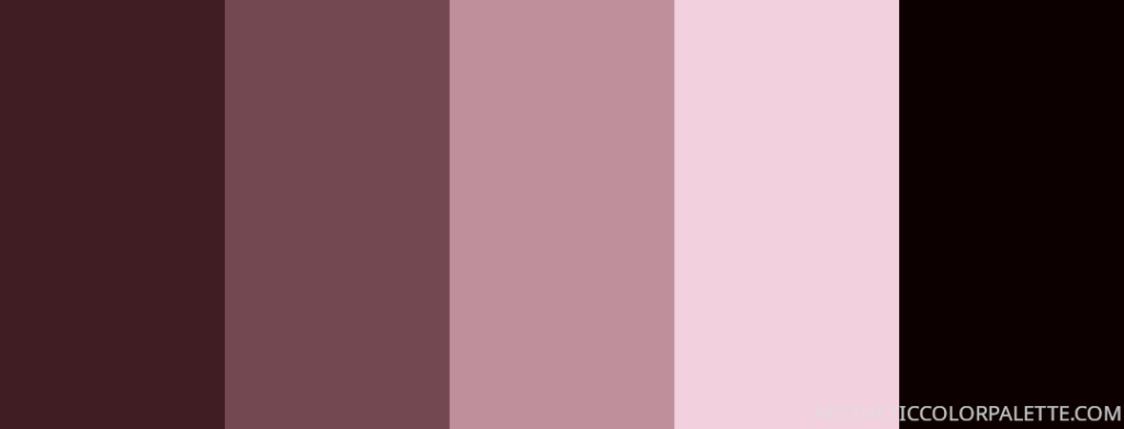 mauve color palette - Aesthetic Color Palette