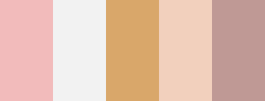 Boho rainbow color palette - Aesthetic Color Palette