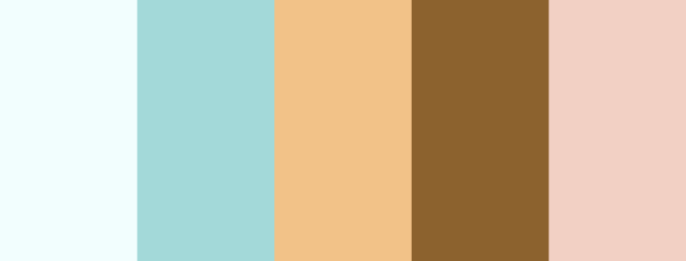 Boho rainbow color palette - Aesthetic Color Palette