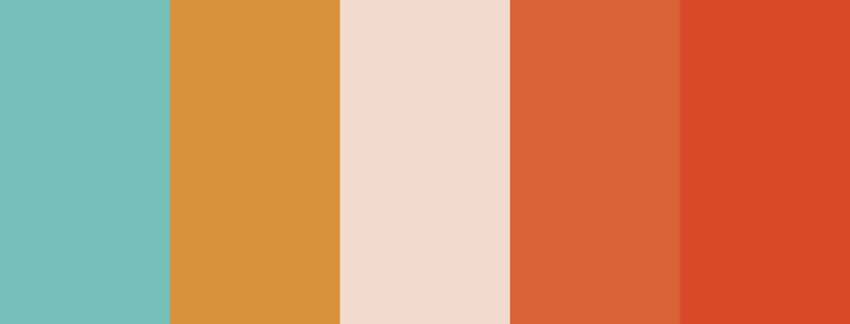 70s color palette - Aesthetic Color Palette