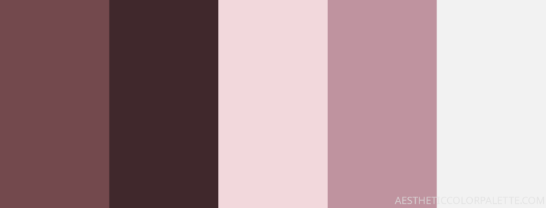 mauve color palette - Aesthetic Color Palette
