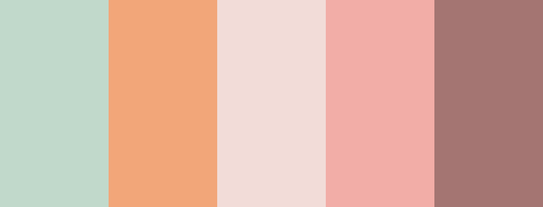 70s color palette - Aesthetic Color Palette