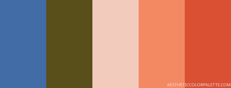 Tropical color palette - Aesthetic Color Palette