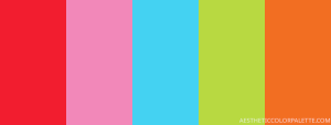 Tropical color palette - Aesthetic Color Palette