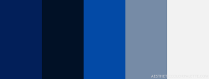 15 Blue Black Color Palettes - Aesthetic Color Palette