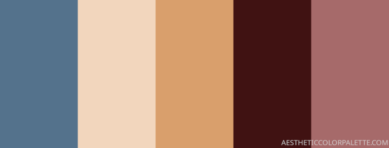 18 Retro Blue Color Palettes for Design - Aesthetic Color Palette