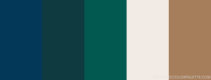 21 Blue-Green Color Palettes - Aesthetic Color Palette