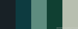 21 Blue-Green Color Palettes - Aestheticcolorpalette