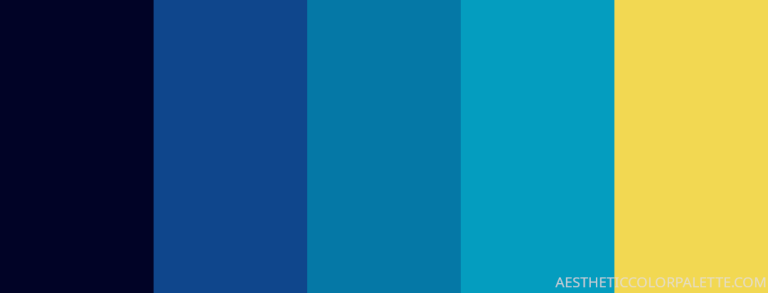21 Blue-Green Color Palettes - Aesthetic Color Palette