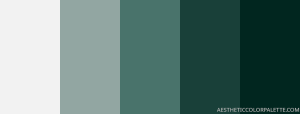 21 Blue-Green Color Palettes - Aesthetic Color Palette