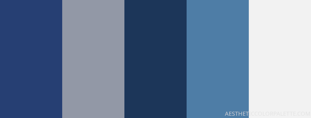 28 Blue White Color Palettes to Love - Aesthetic Color Palette
