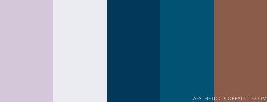 28 Blue White Color Palettes to Love - Aesthetic Color Palette