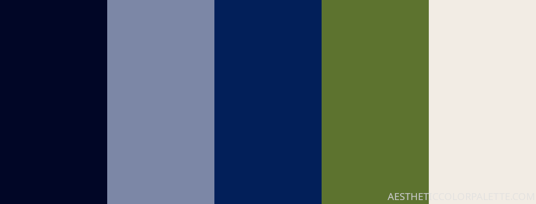 28 Blue White Color Palettes to Love - Aesthetic Color Palette