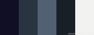 20 Dark Blue Color Palettes for Designing - Aesthetic Color Palette