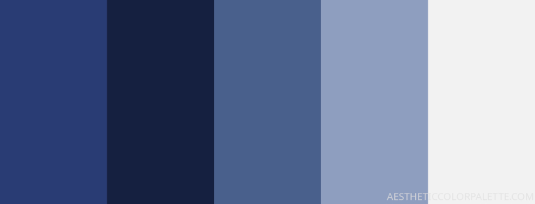 15 Delft Blue Color Palettes for Design - Aesthetic Color Palette