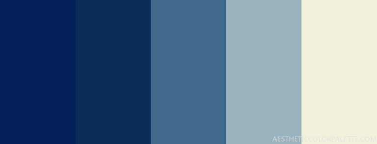 15 Delft Blue Color Palettes for Design - Aesthetic Color Palette