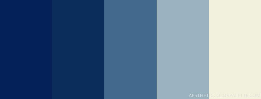 15 Delft Blue Color Palettes for Design - Aesthetic Color Palette