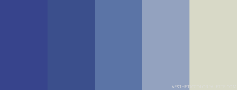 15 Delft Blue Color Palettes for Design - Aesthetic Color Palette