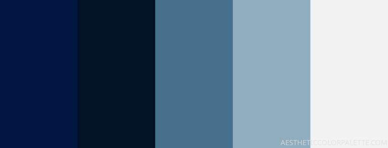 15 Delft Blue Color Palettes for Design - Aesthetic Color Palette