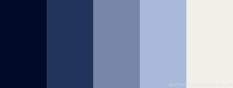 15 Delft Blue Color Palettes for Design - Aesthetic Color Palette