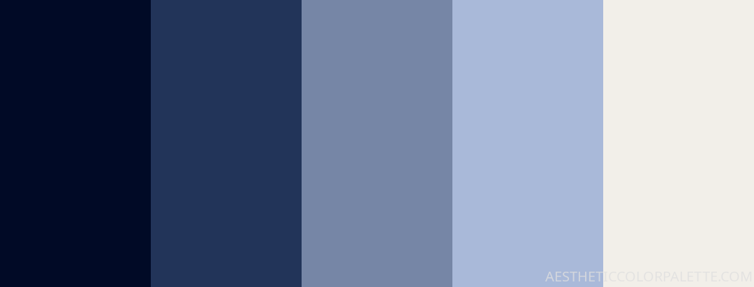 15 Delft Blue Color Palettes for Design - Aesthetic Color Palette