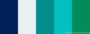 33 Elegant Blue Color Palettes - Aesthetic Color Palette