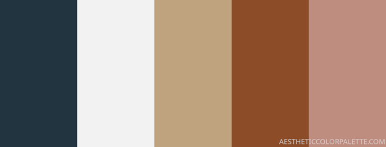 33 Elegant Blue Color Palettes - Aesthetic Color Palette