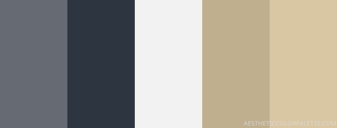 33 Elegant Blue Color Palettes - Aesthetic Color Palette