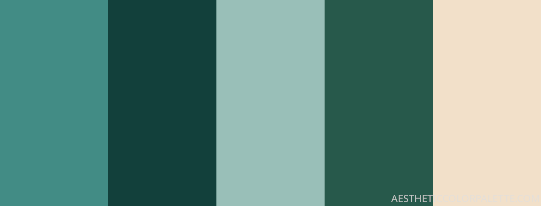 19 emerald blue color palettes - Aesthetic Color Palette