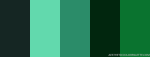 19 emerald blue color palettes - Aesthetic Color Palette