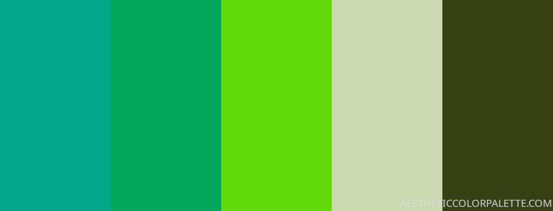 19 emerald blue color palettes - Aesthetic Color Palette