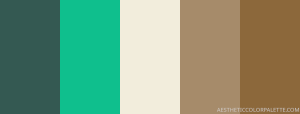 19 emerald blue color palettes - Aesthetic Color Palette