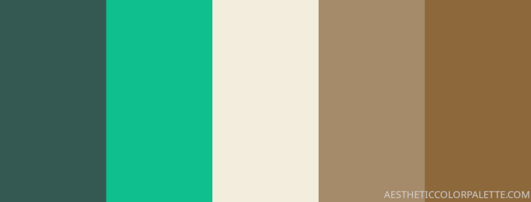 19 emerald blue color palettes - Aesthetic Color Palette