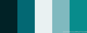 19 emerald blue color palettes - Aesthetic Color Palette