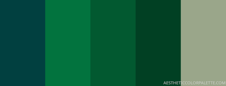 19 emerald blue color palettes - Aesthetic Color Palette