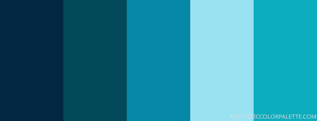 19 emerald blue color palettes - Aesthetic Color Palette